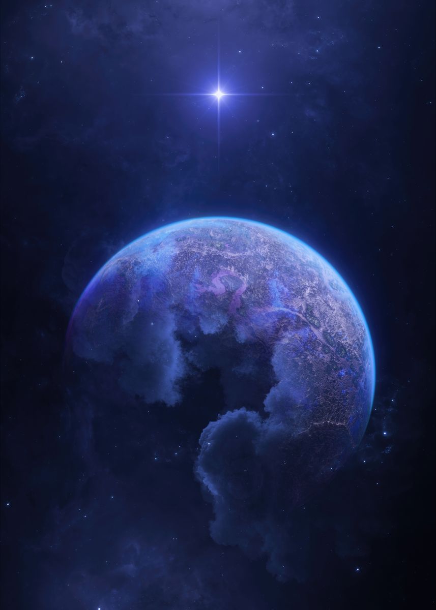 'North Star' Poster, picture, metal print, paint by Melodysheep | Displate