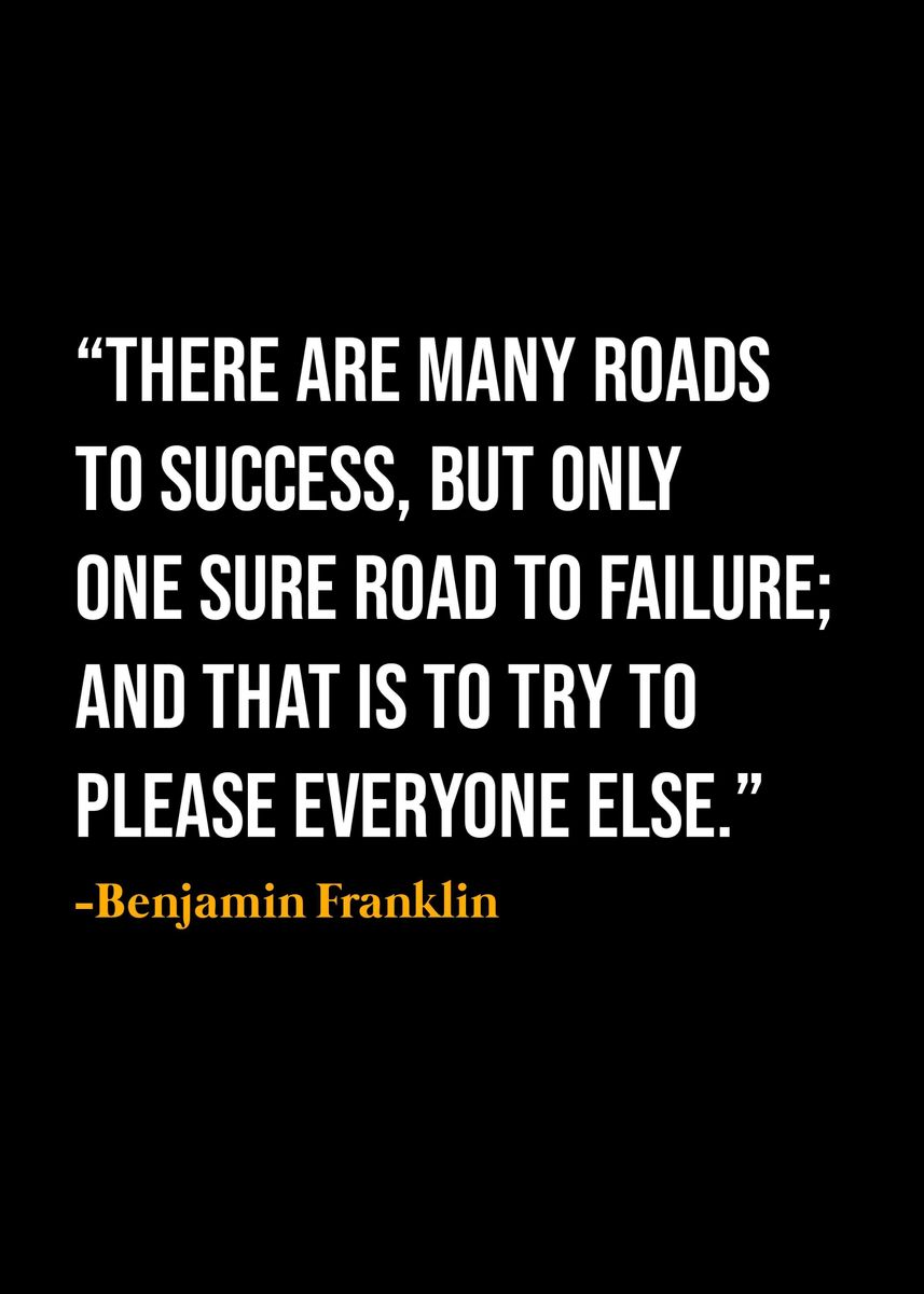 'Benjamin Franklin Quote ' Poster by Abimanyu | Displate