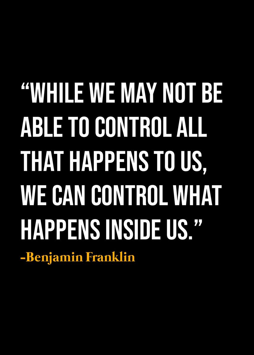 'Benjamin Franklin Quote ' Poster by KAGE | Displate