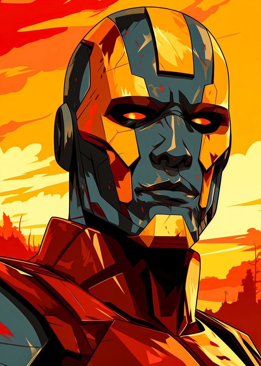 'Cyborg' Poster by minh Vuong | Displate