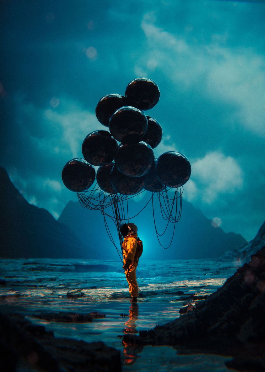 'Untethered' Poster by MichaelJosephGFX | Displate