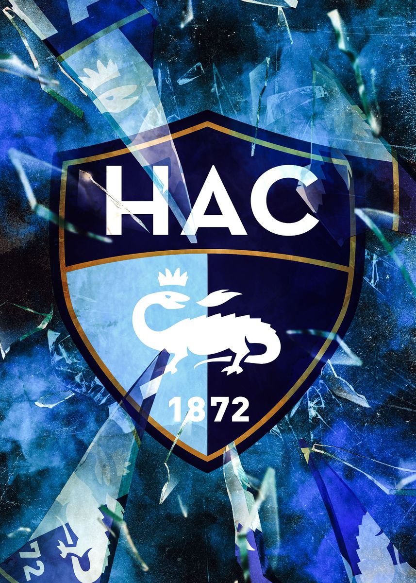 'Le Havre Athletic Club' Poster, picture, metal print, paint by David ...