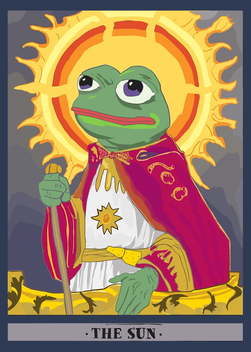 'Pepe the sun' Poster, picture, metal print, paint by F1 Super Car ...