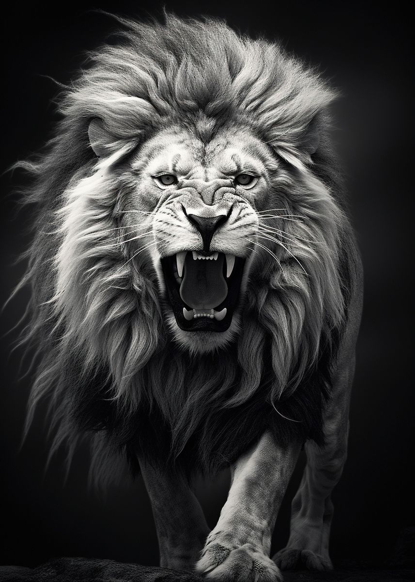 'Silent Sovereign' Poster, picture, metal print, paint by Senja ...