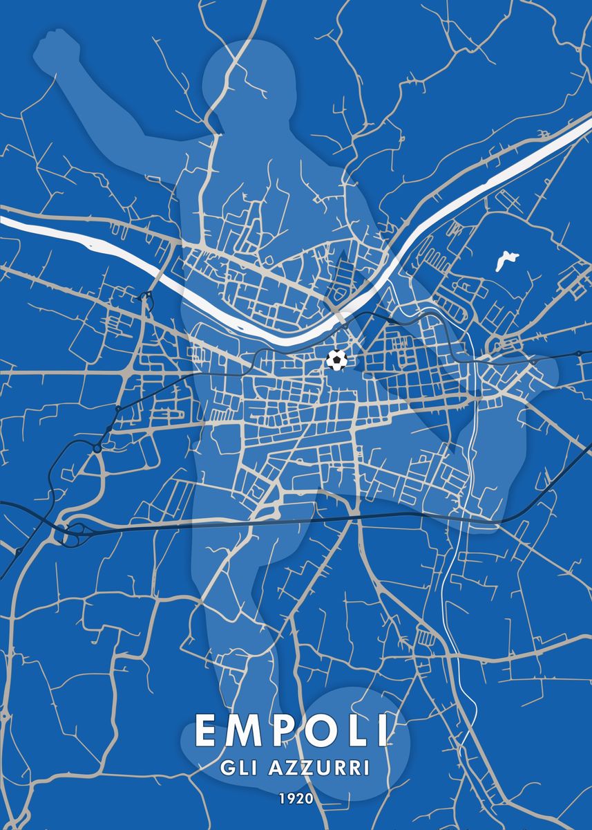 'Empoli ' Poster, picture, metal print, paint by Beiler Korey | Displate