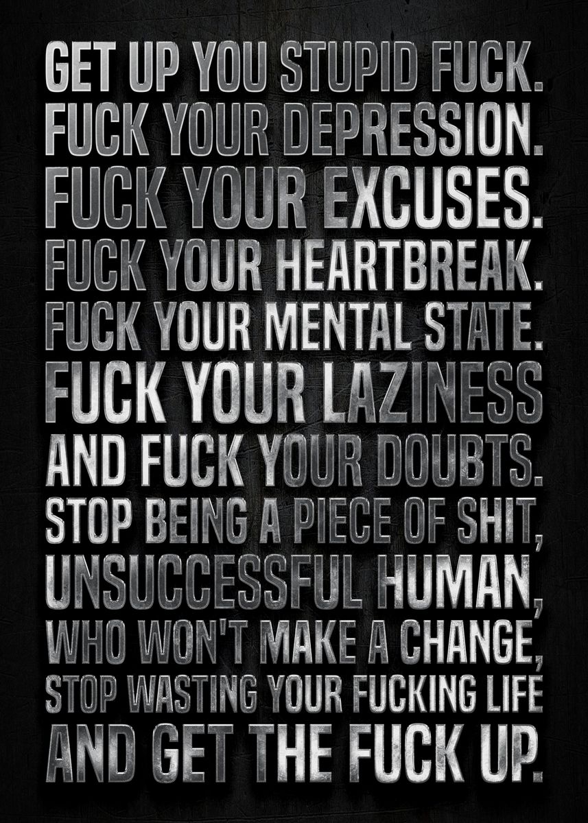'inspirational words' Poster, picture, metal print, paint by Monggo ...