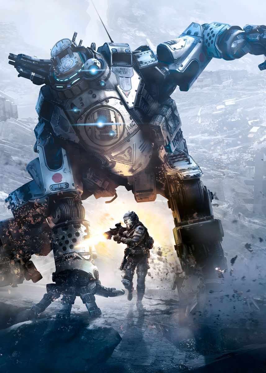 'Titanfall' Poster, picture, metal print, paint by Gareett | Displate