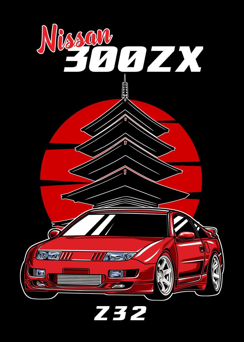 'Honda 300ZX' Poster by The Miracle | Displate