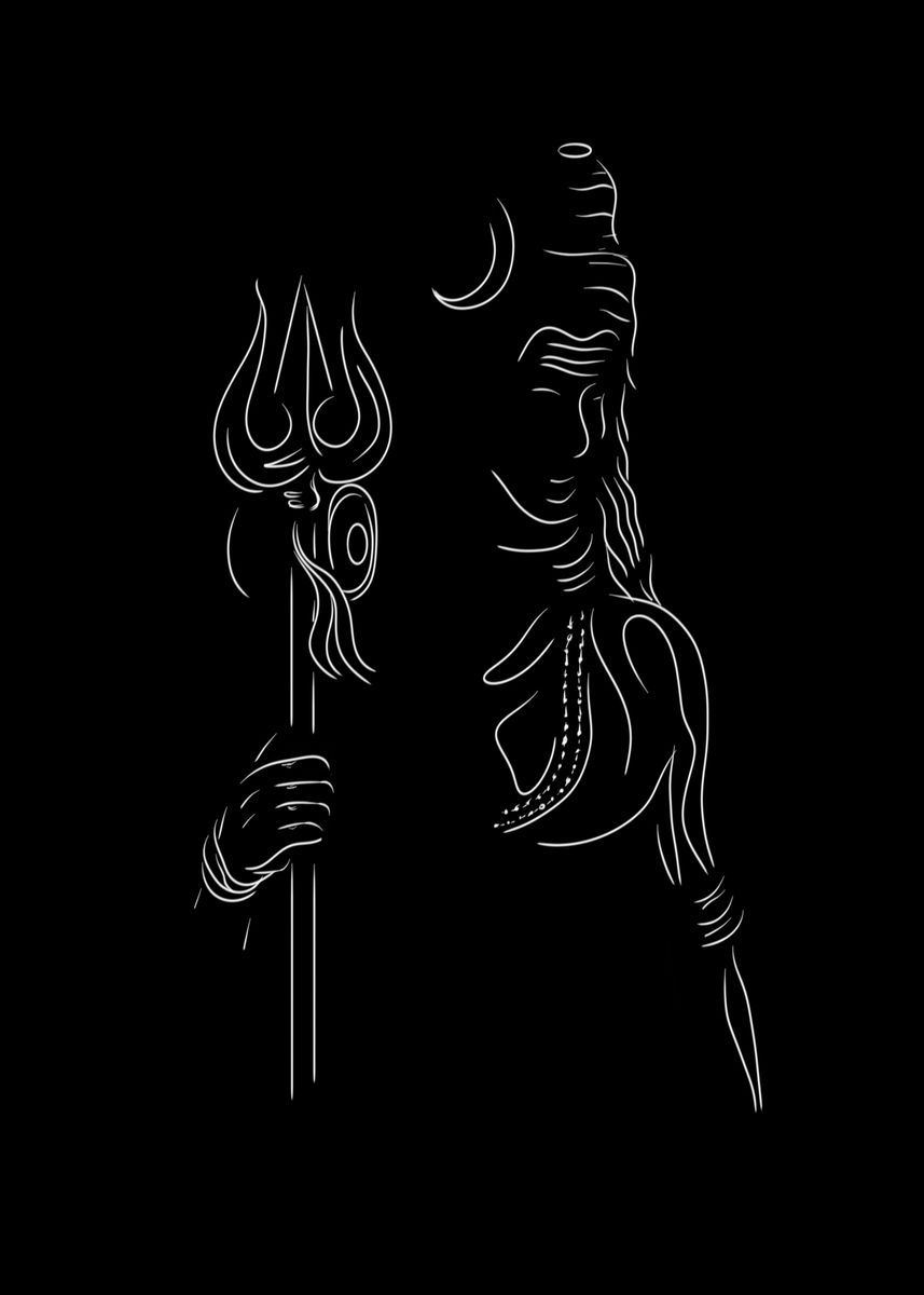 'Lord Shiva Sivan' Poster, picture, metal print, paint by Dhanasekaran ...