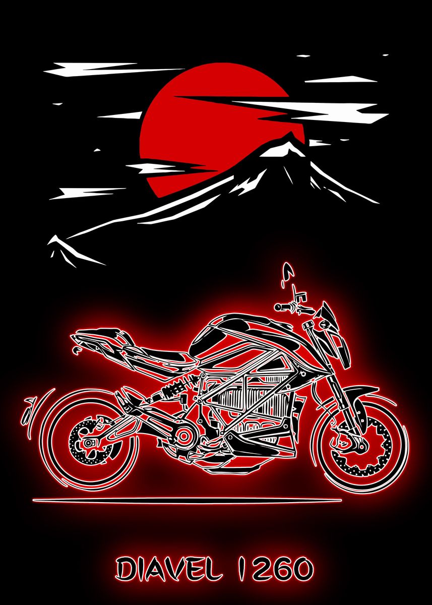 'rider 14' Poster, picture, metal print, paint by wyattsnow | Displate