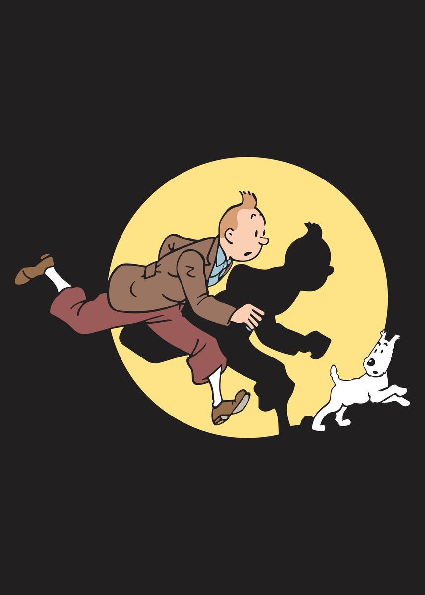 'The Adventure of Tintin' Poster, picture, metal print, paint by ...
