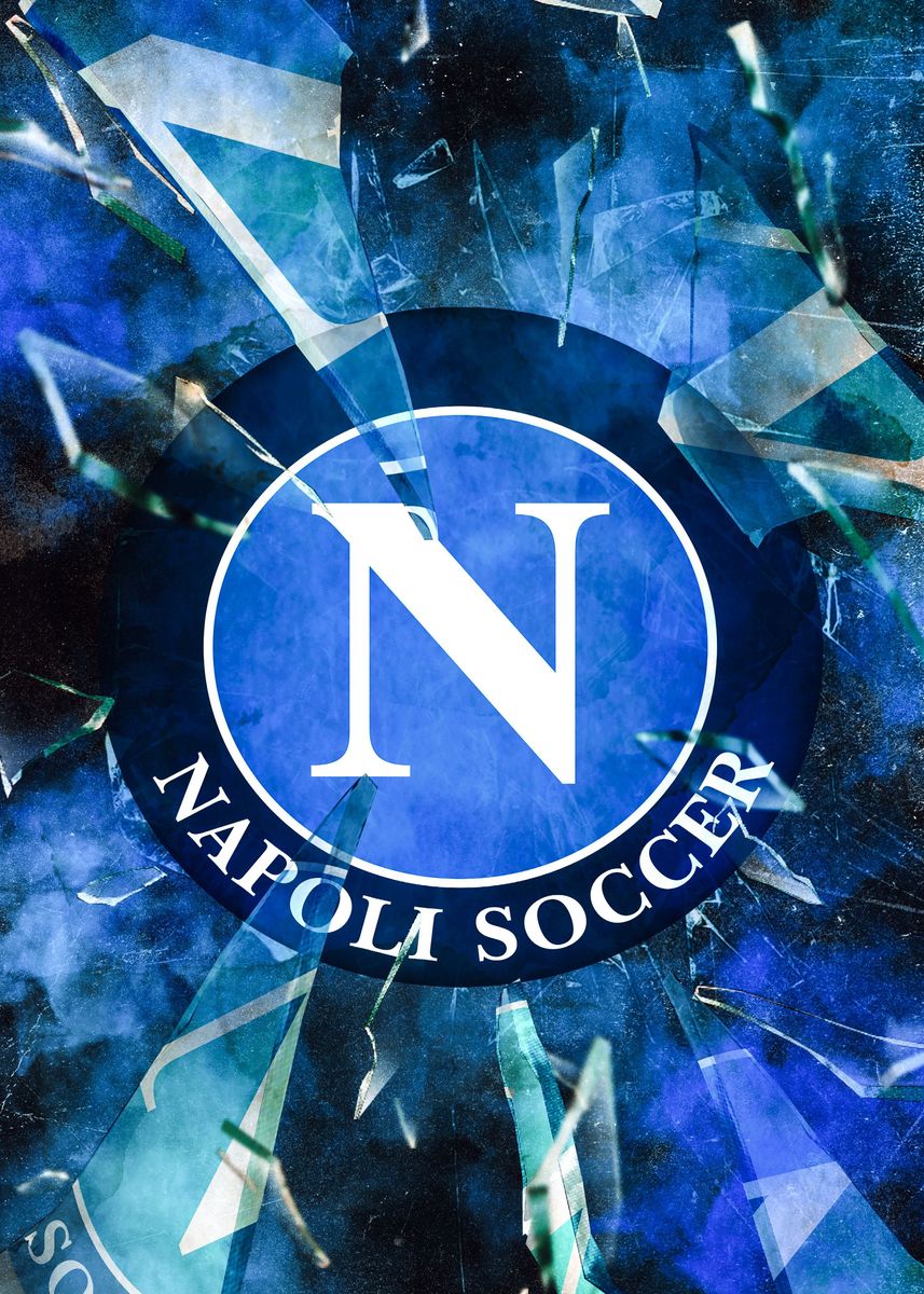 'Napoli Broken Glass' Poster, picture, metal print, paint by David Pup ...
