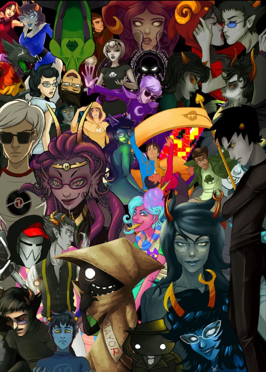 'Homestuck Mutant Hiveswap' Poster, picture, metal print, paint by ...