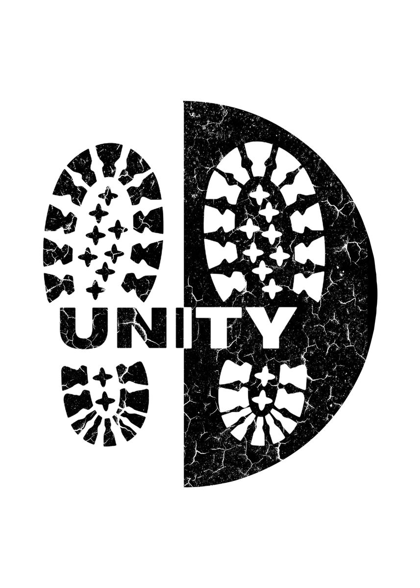 'unity' Poster, picture, metal print, paint by Leonardo Okuneva | Displate