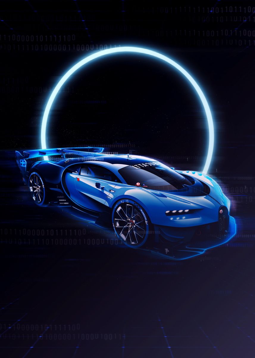 'Cars cyberpunk' Poster, picture, metal print, paint by Juan lee | Displate