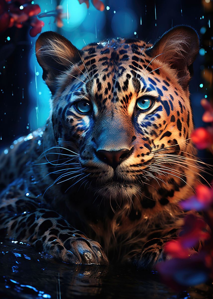 'Stellar Spots' Poster, picture, metal print, paint by Senja Kolesnyk ...