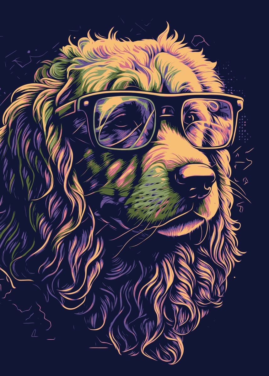 'Cool Pets' Poster, picture, metal print, paint by Kamelyon | Displate