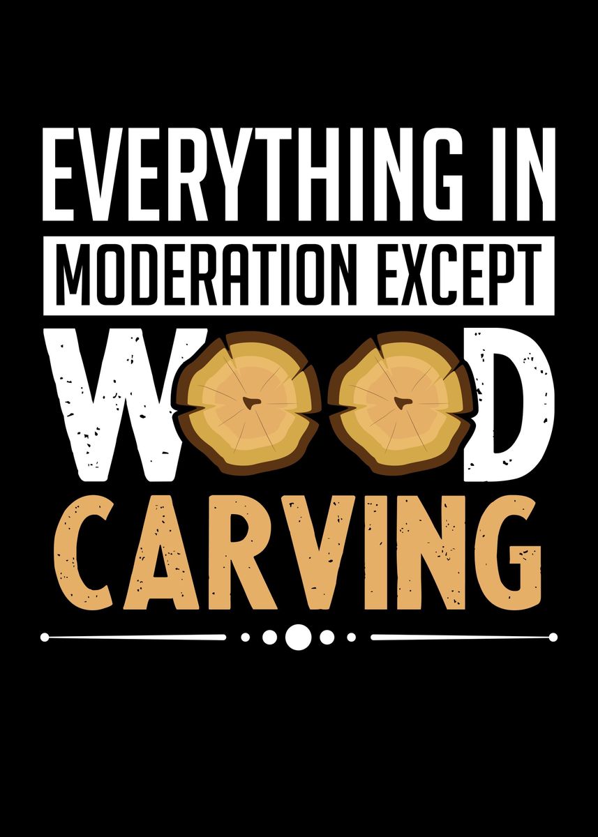 'Everything In Moderation' Poster, picture, metal print, paint by ...