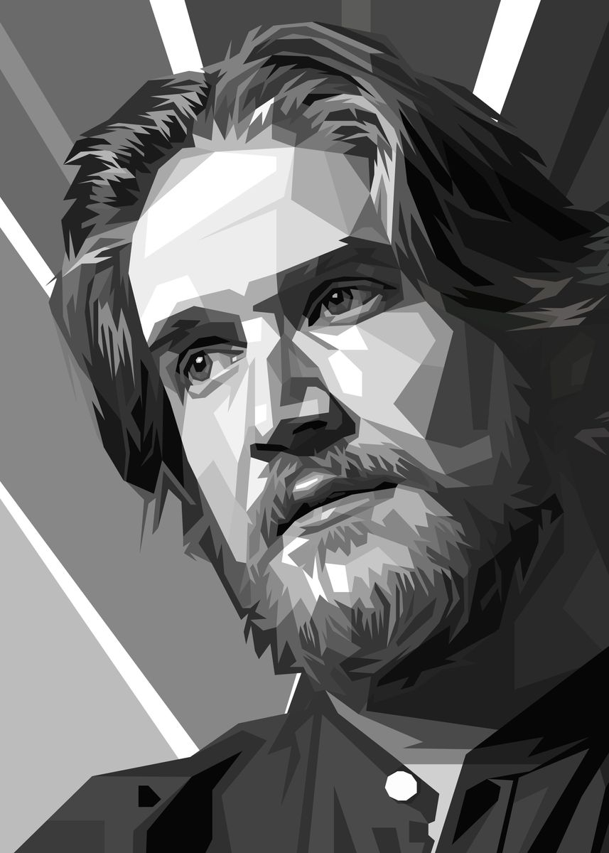 'Bo Burnham Black and White' Poster, picture, metal print, paint by ...