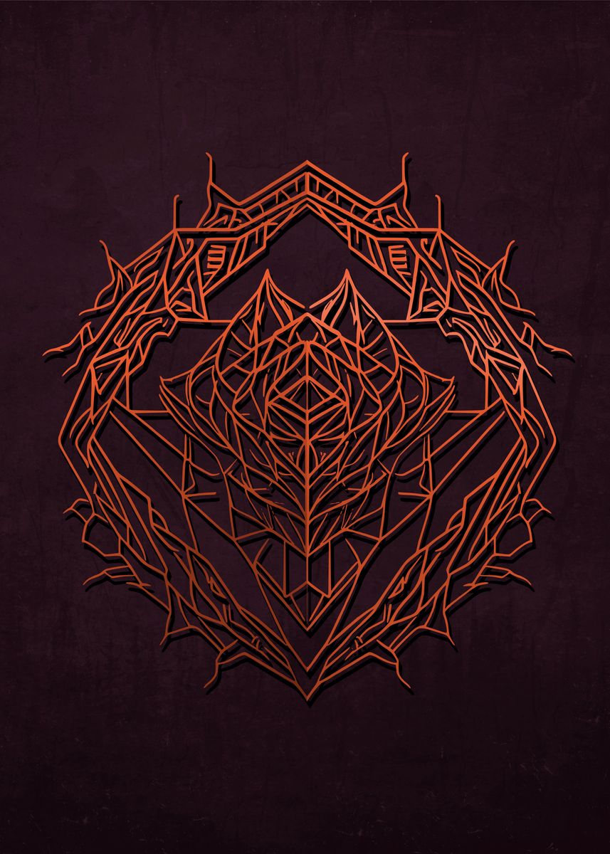 'Witch Sign' Poster, picture, metal print, paint by Ilya Danilov | Displate