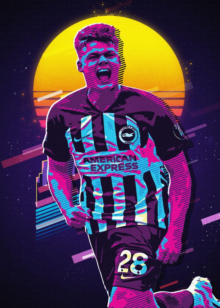 'evan ferguson 80s' Poster, picture, metal print, paint by Jamie ...