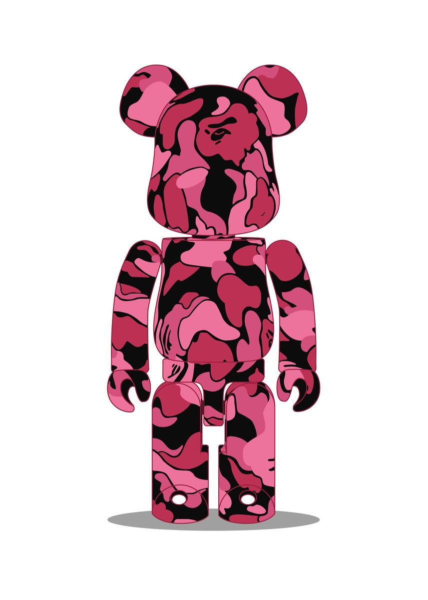 'Bape Figure' Poster, picture, metal print, paint by SBS | Displate