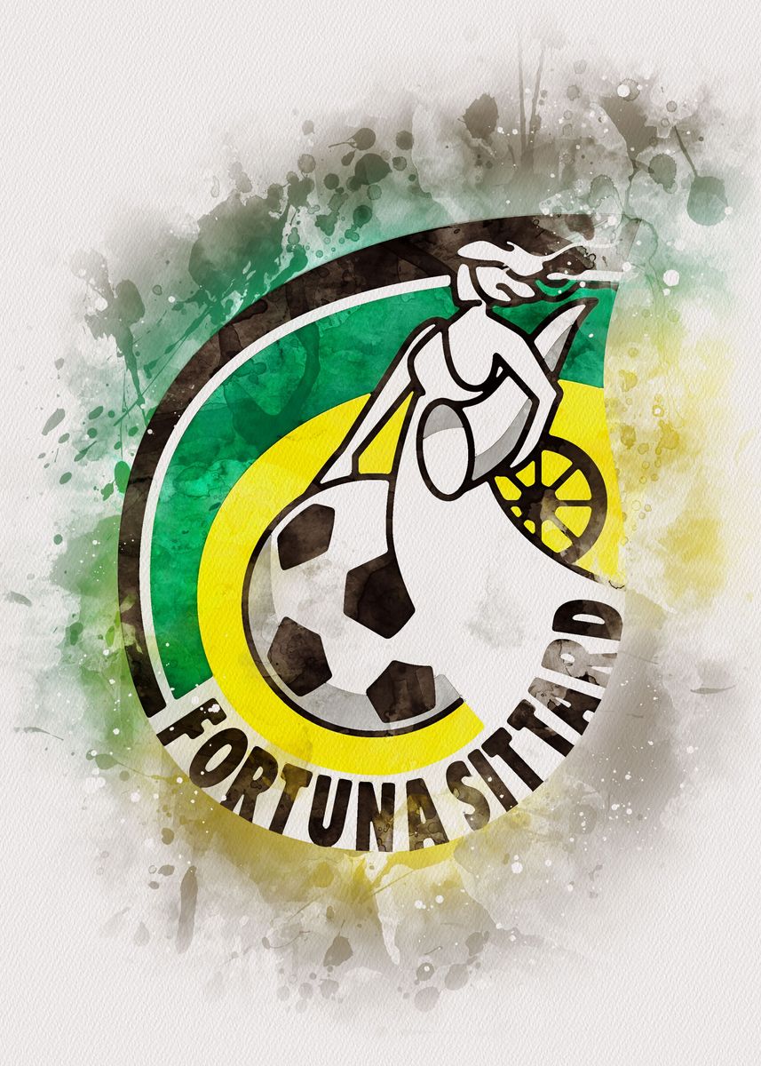 'Fortuna Sittard Poster ' Poster, picture, metal print, paint by Paul C ...