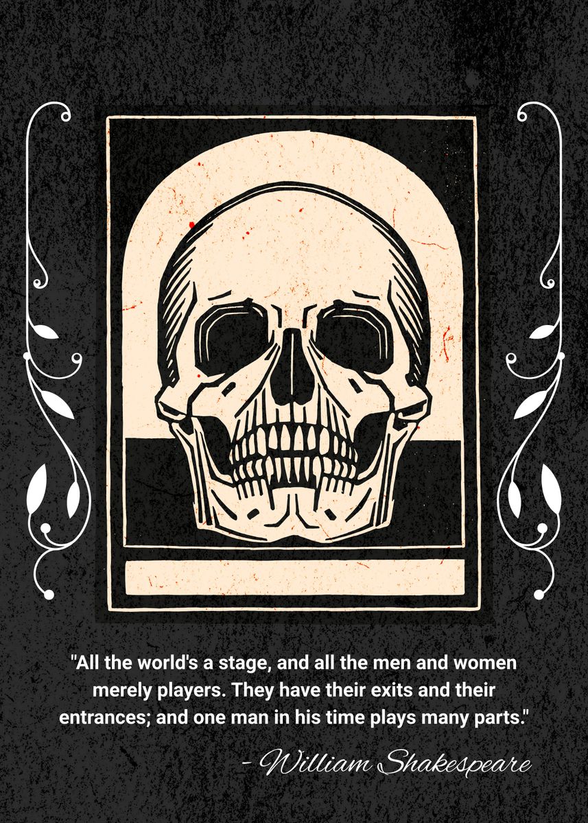 'SHAKESPEARE STAGE' Poster, picture, metal print, paint by Atomic ...