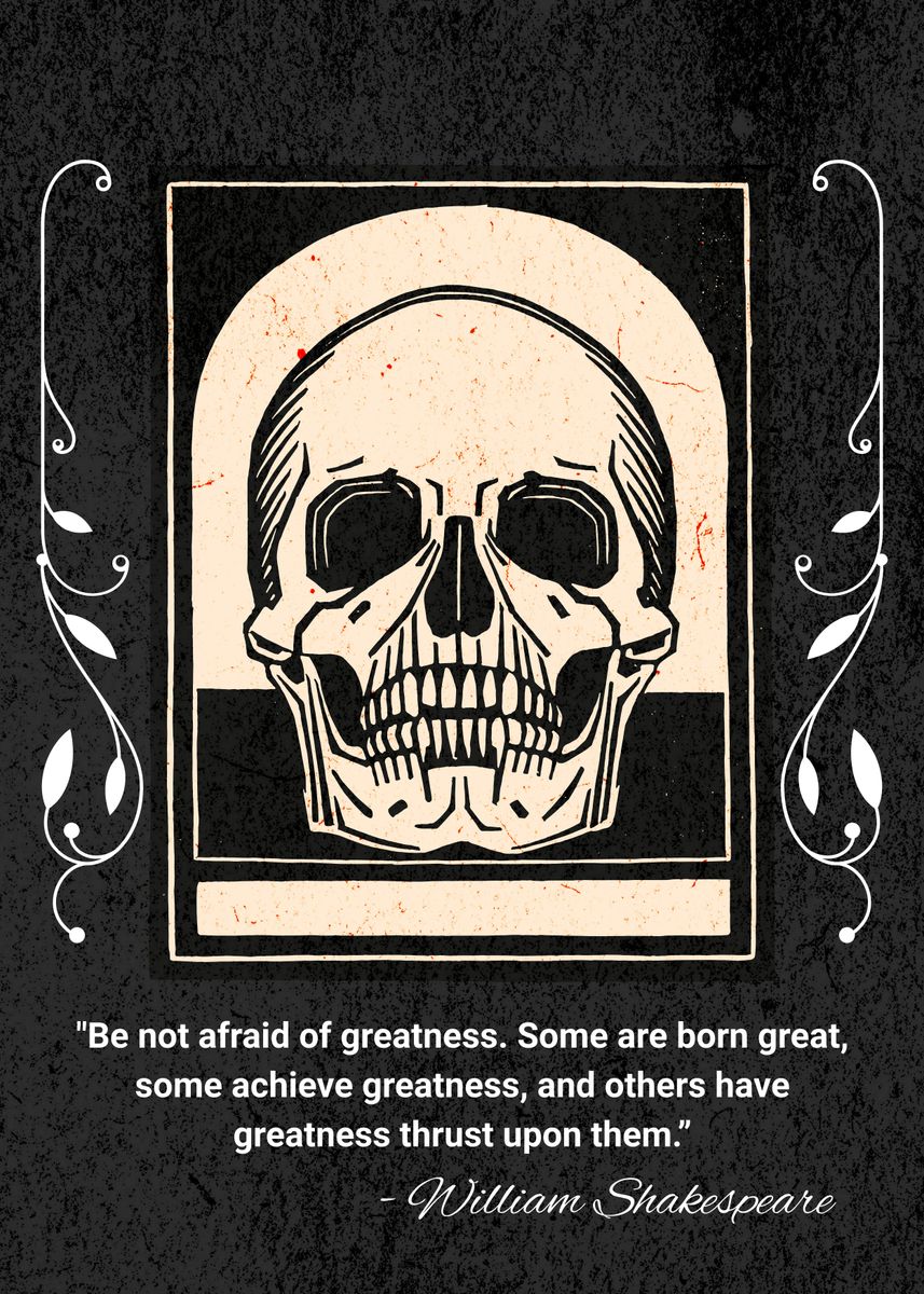 'SHAKESPEARE GREATNESS' Poster, picture, metal print, paint by Atomic ...
