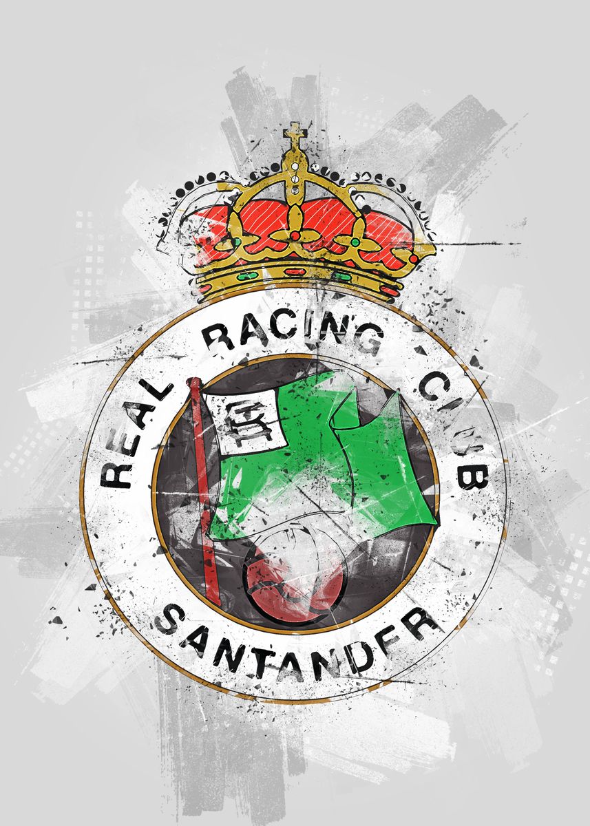 'Racing de Santander' Poster, picture, metal print, paint by Nguyen Thi ...