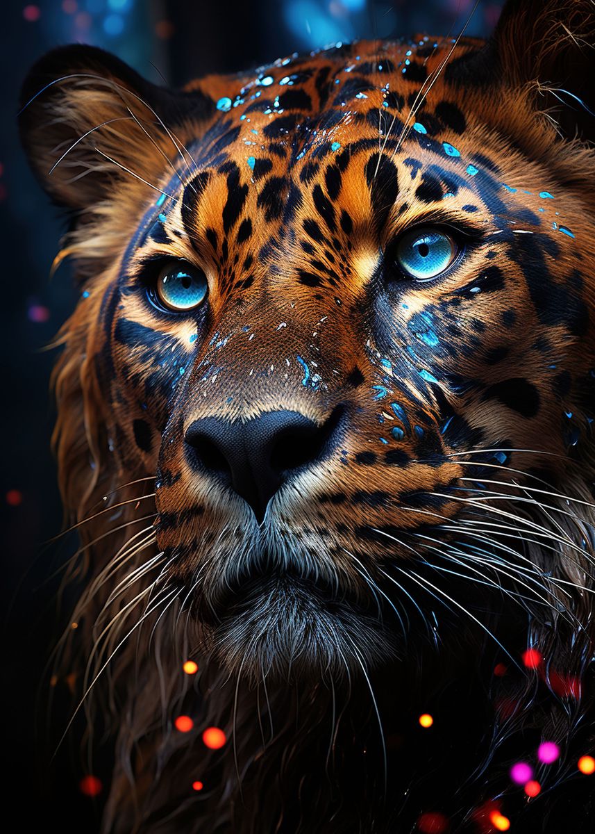 'Astronomical Amur' Poster, picture, metal print, paint by Senja ...