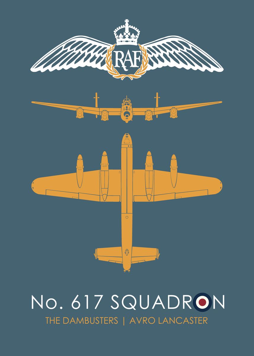 '617 Squadron' Poster, picture, metal print, paint by RogueDesign ...