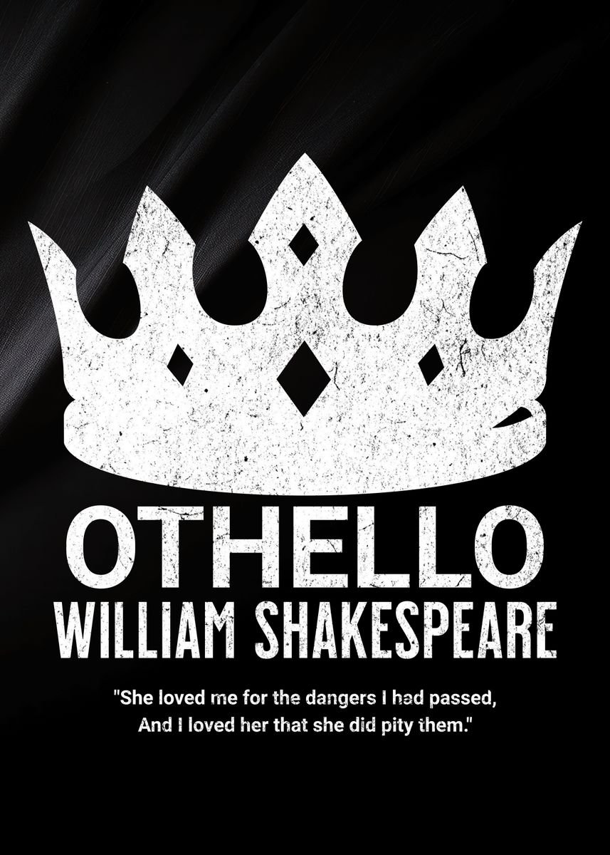 'OTHELLO SHAKESPEARE' Poster, picture, metal print, paint by Atomic ...