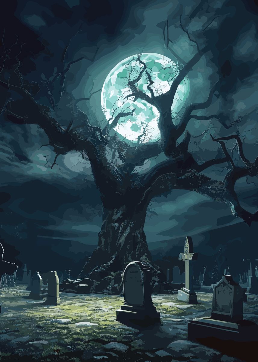 'Tree of Shadows' Poster, picture, metal print, paint by Ali Jane ...