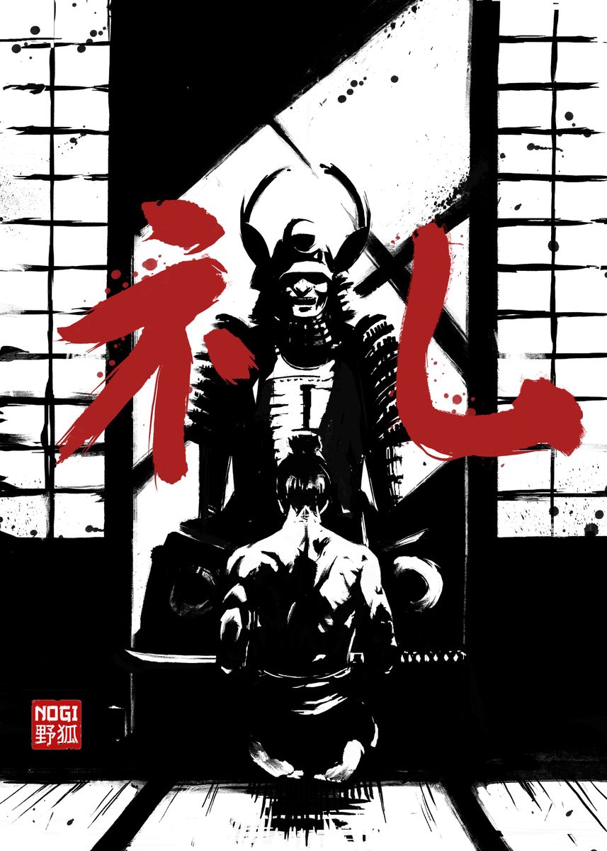 'Samurai Bushido Respect' Poster, picture, metal print, paint by Nogi ...