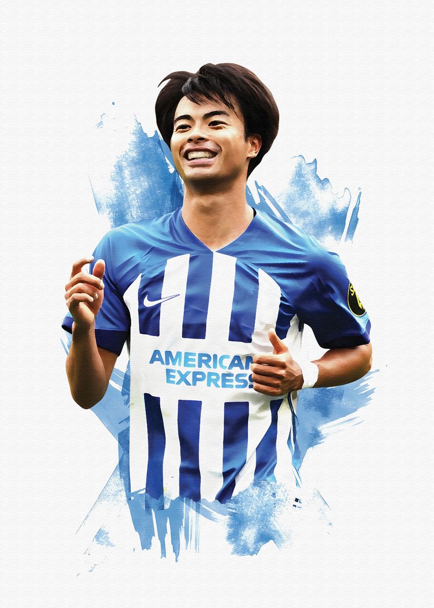 'Kaoru Mitoma Painting' Poster, picture, metal print, paint by ...