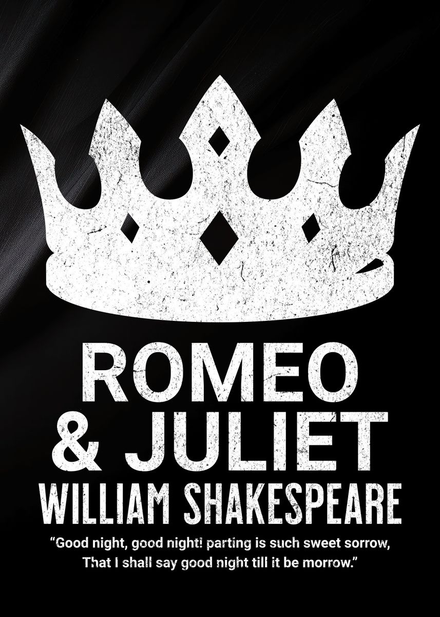 'ROMEO JULIET SHAKESPEARE' Poster, picture, metal print, paint by ...