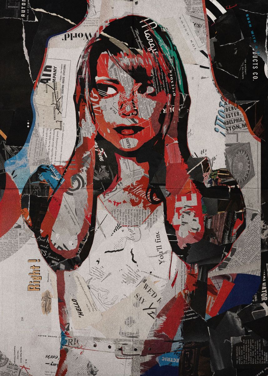 'Pale fire' Poster by Mid edge studio | Displate