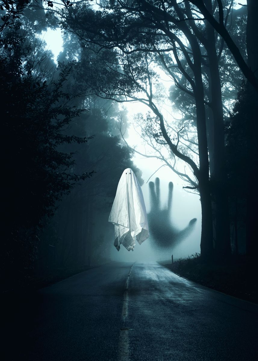 'Ghost Halloween' Poster, picture, metal print, paint by Ariz Rab ...