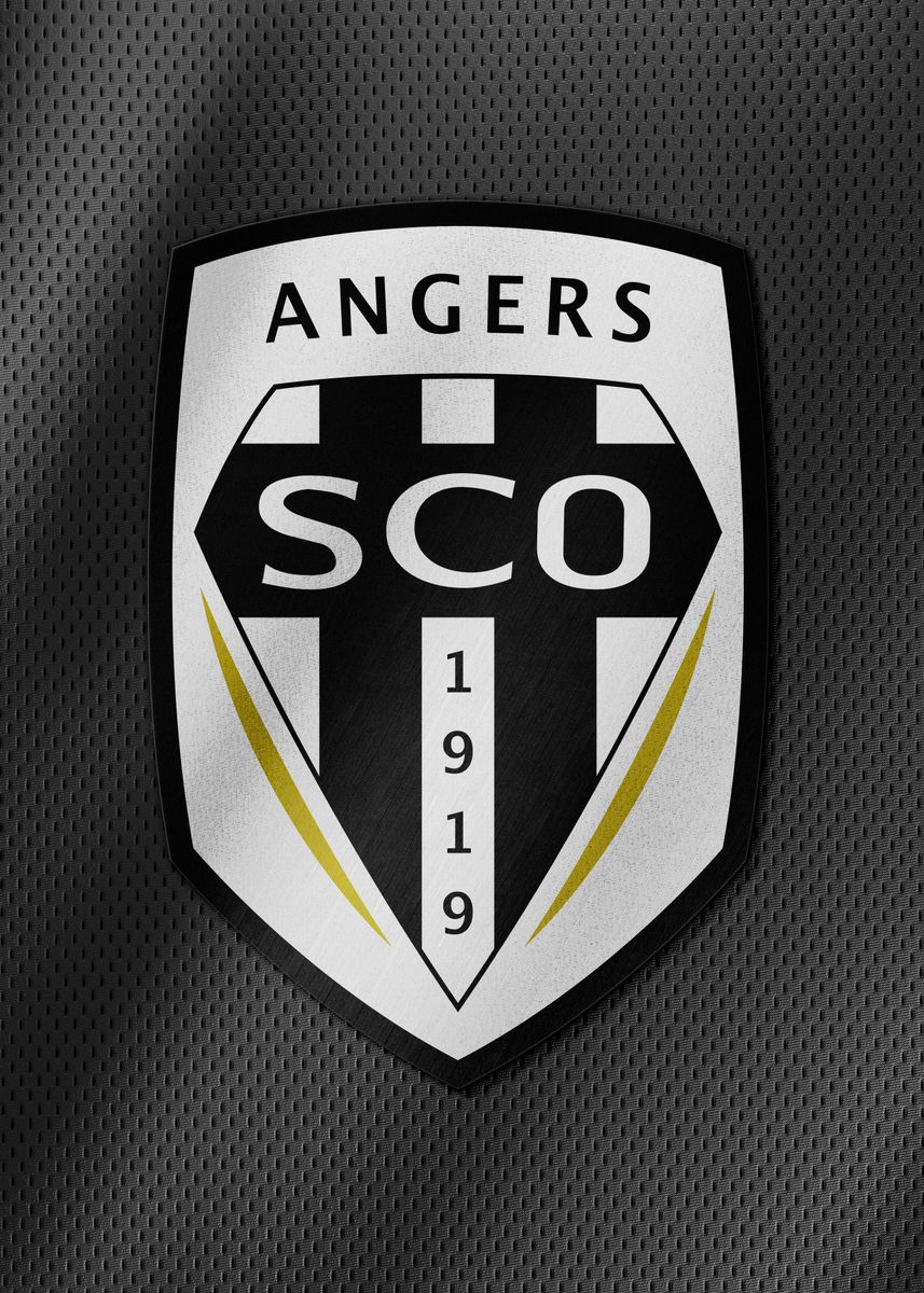 'Angers Football Poster ' Poster, picture, metal print, paint by Tracy ...