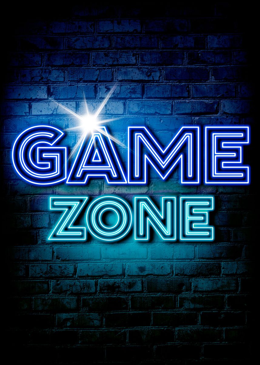 'Gaming Zone' Poster, picture, metal print, paint by Metal Posters ...