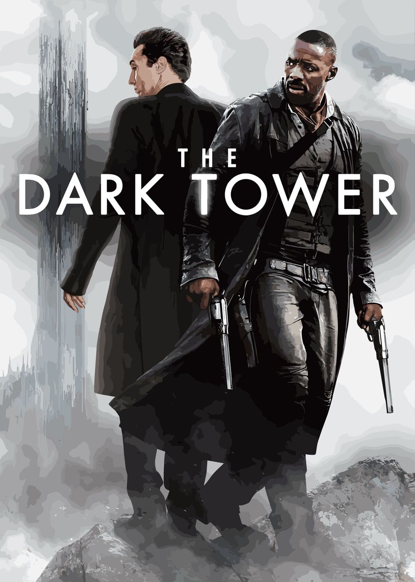 'Dark tower' Poster, picture, metal print, paint by Dickie77 | Displate