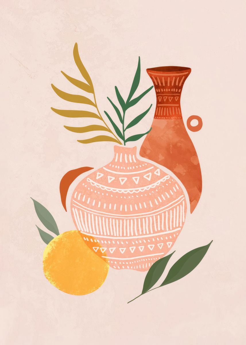 'Home Decor Vase Art Print' Poster, picture, metal print, paint by ...