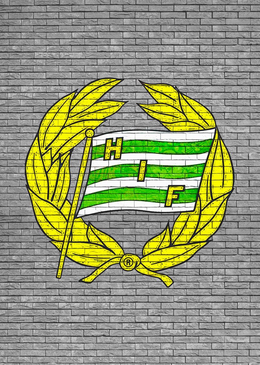 'Hammarby IF' Poster, picture, metal print, paint by AngelaReichert ...