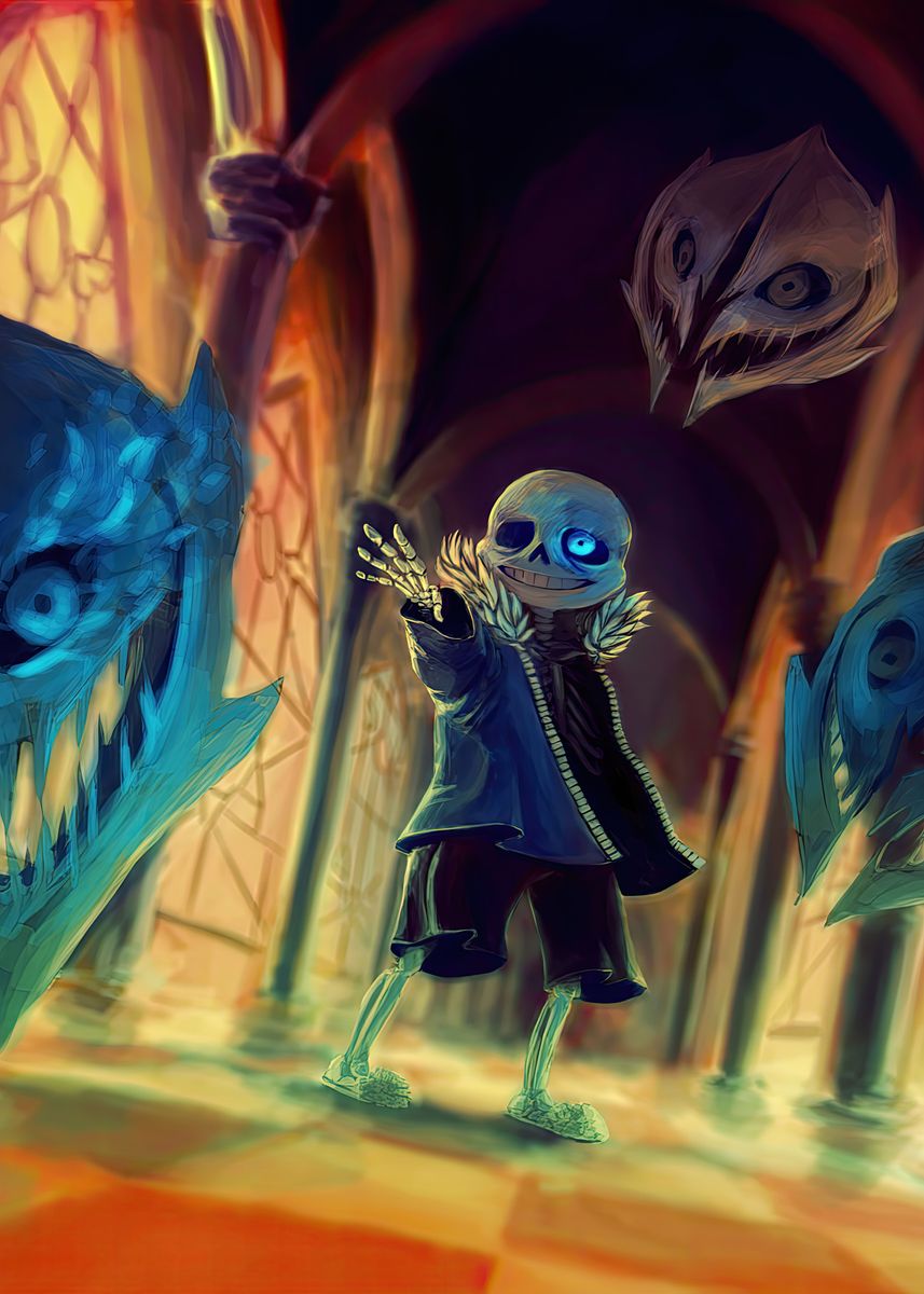 'Undertale' Poster, picture, metal print, paint by Shinra Tensei | Displate