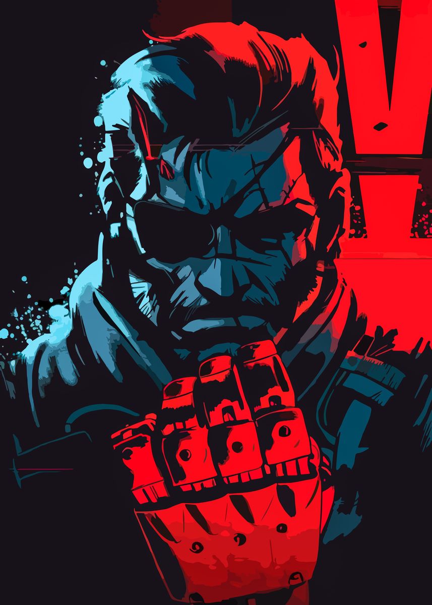 'metal gear solid snake' Poster, picture, metal print, paint by M R I N ...