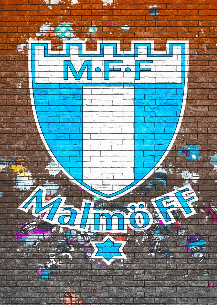 'Malmo FF' Poster, picture, metal print, paint by AngelaReichert Studio ...
