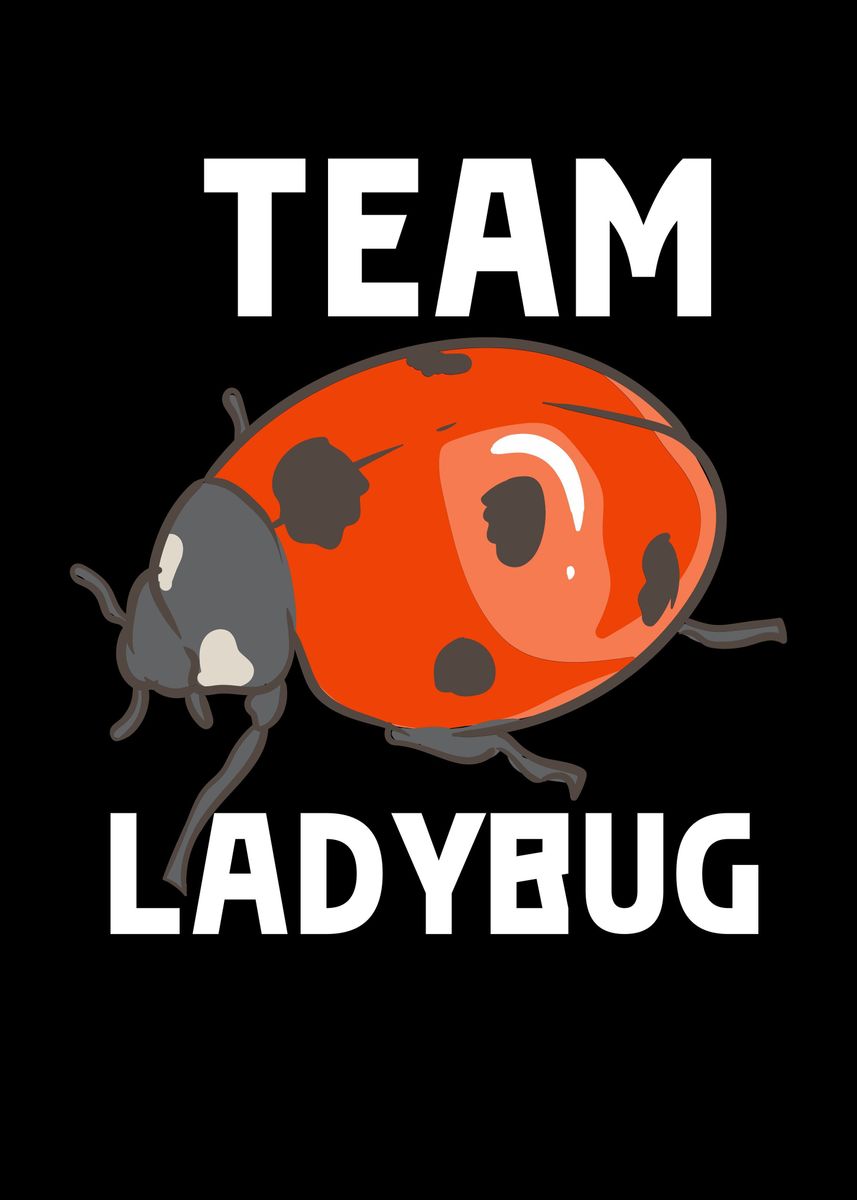 'Team Ladybug' Poster by Uwe Seibert | Displate