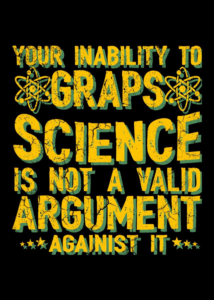 'science argument' Poster, picture, metal print, paint by riyadi elyas ...