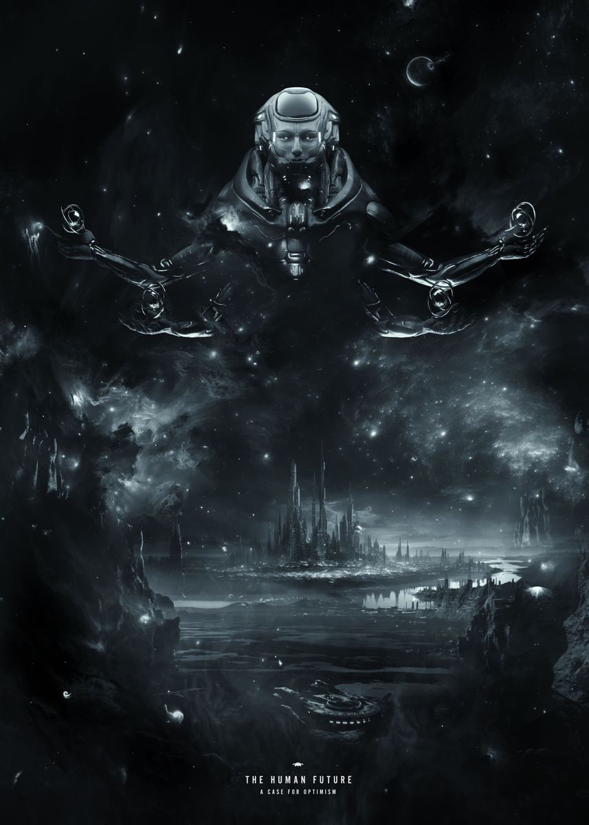 'Futuristic Being' Poster, picture, metal print, paint by Melodysheep ...